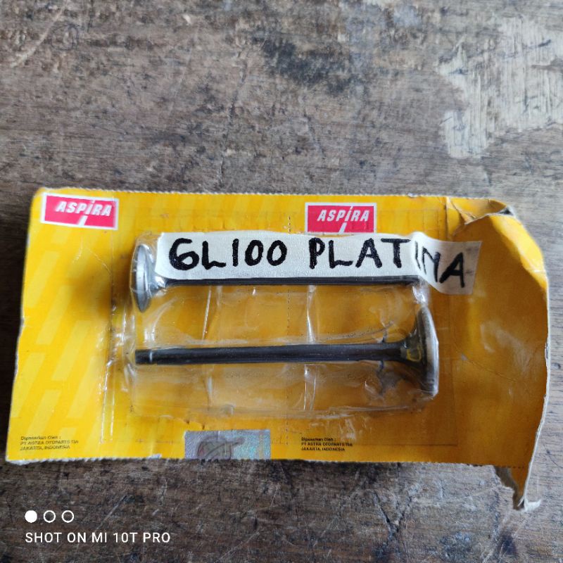 Honda GL100 GL Max Platina Valve Set Original Honda Aspira | Shopee ...