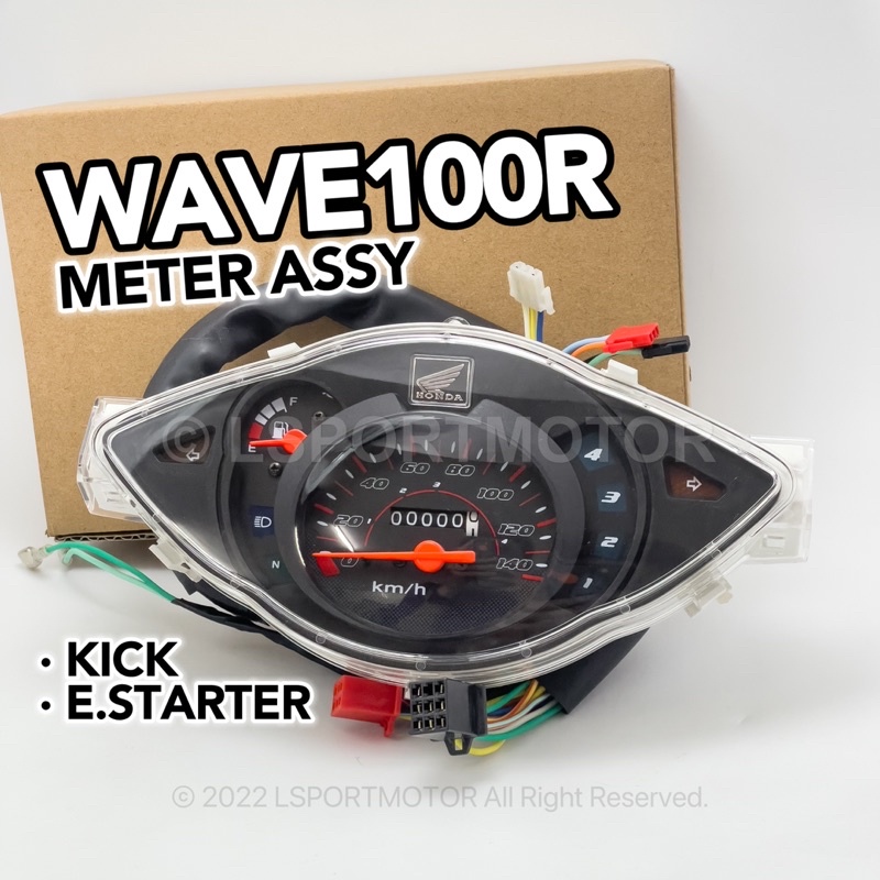 🔥 HONDA WAVE100R METER ASSY SPEEDOMETER W100R WAVE100-R WAVE 100 R WAVE ...