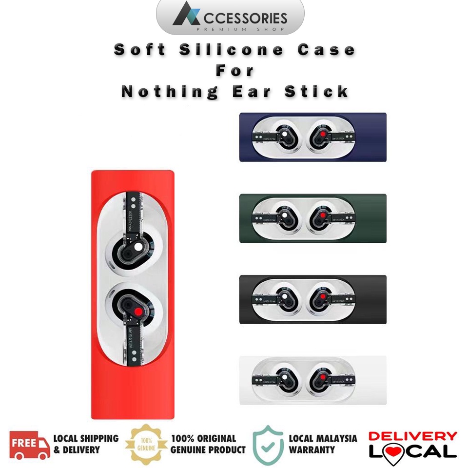 Nothing Ear Stick Earbuds Silicone Protective Case (6 Color Full Cover ...