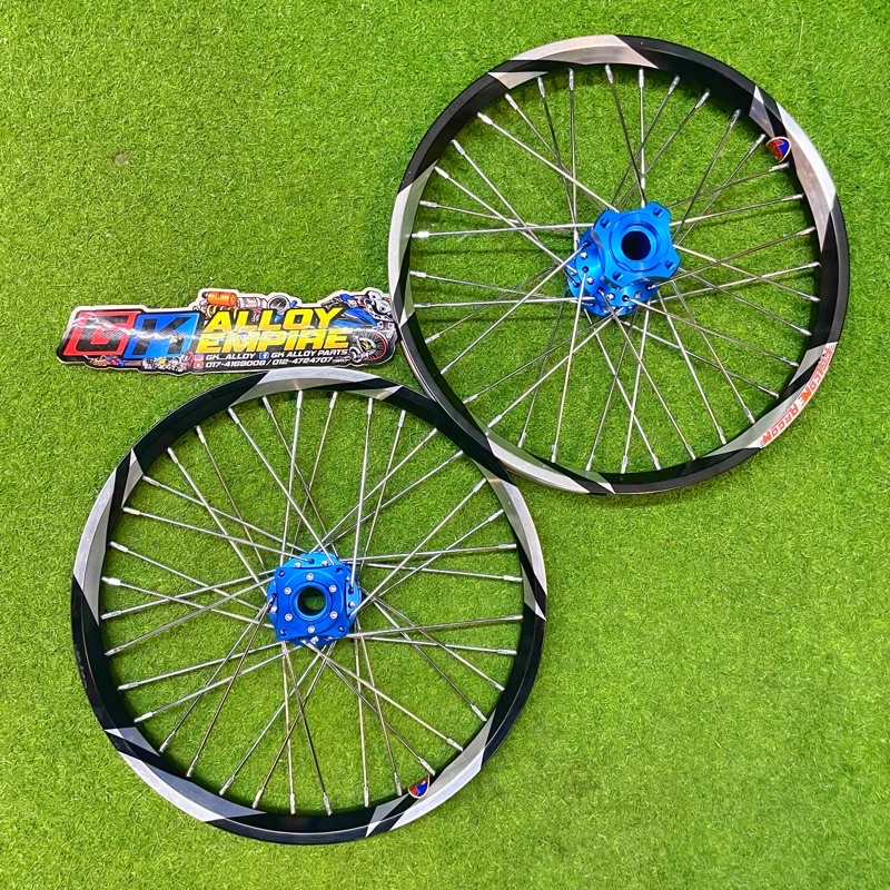 SET RIM ALLOY THUNDER 17 x 1.40 + HUB ALLOY DRAG 1set PNP MOTOR YAMAHA ...