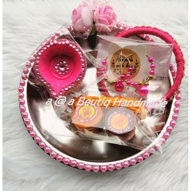 Sumangali tray set / Nalungu tray set for Indian traditional use ...
