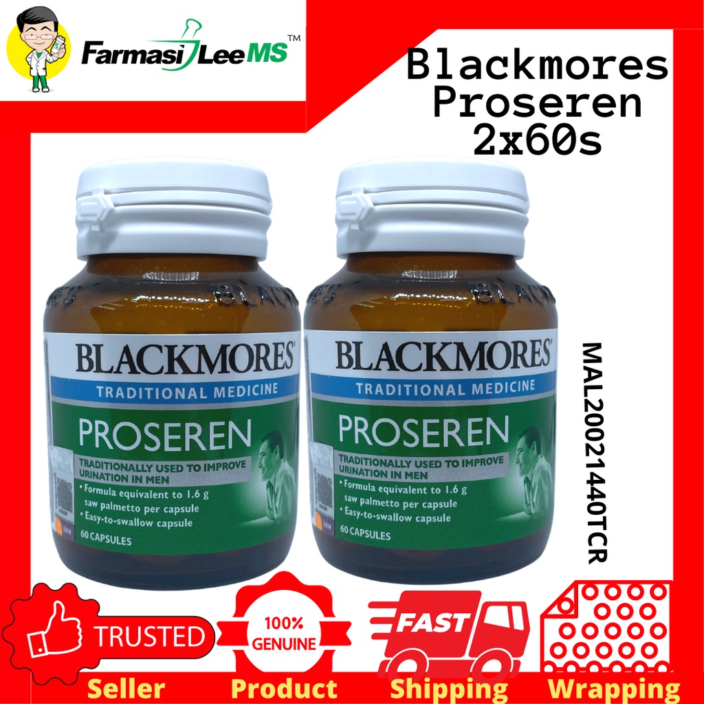 Blackmores Proseren 60s - 2 bottles (Exp 03/2025) | Shopee Malaysia