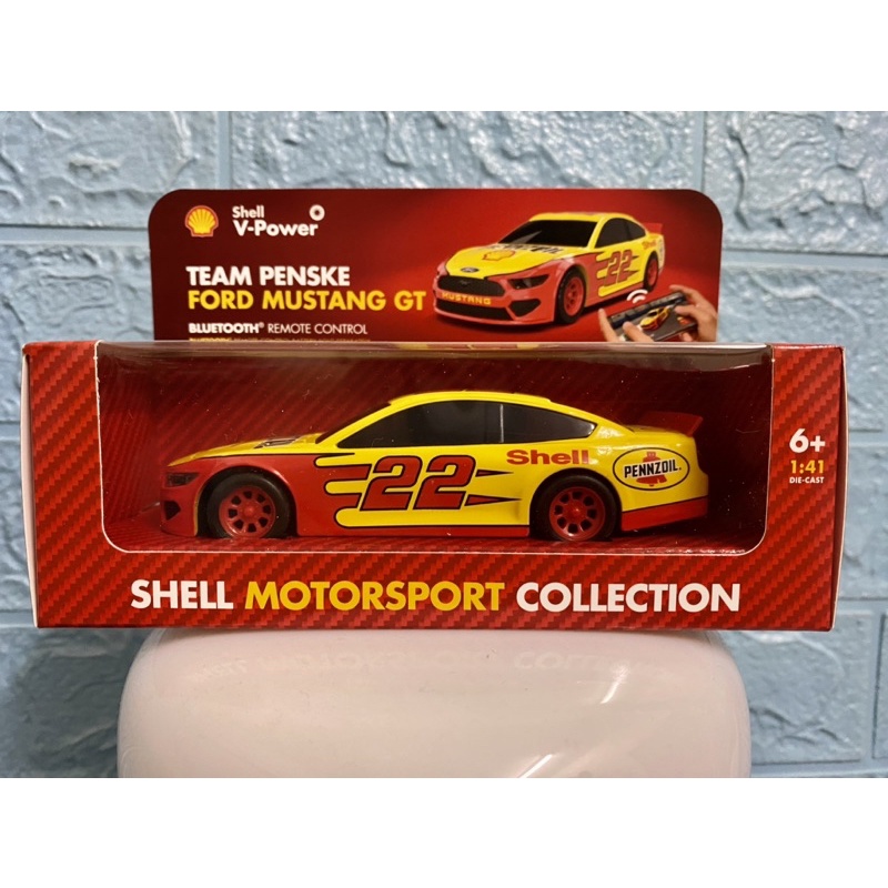 Shell Vpower 2022 Team Penske FORD MUSTANG GT Red Yellow 1/36 1/41 ...