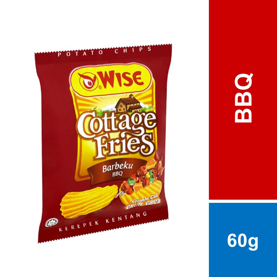 Wise C. Fries Bbq Potato Chips 60g | Shopee Malaysia