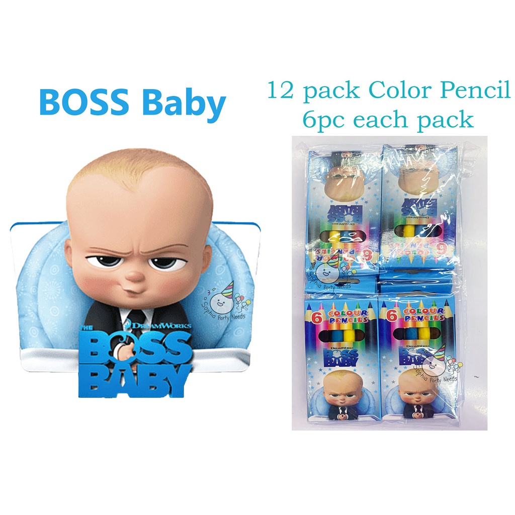 Color pencil boss baby 12pcs per pack | Shopee Malaysia
