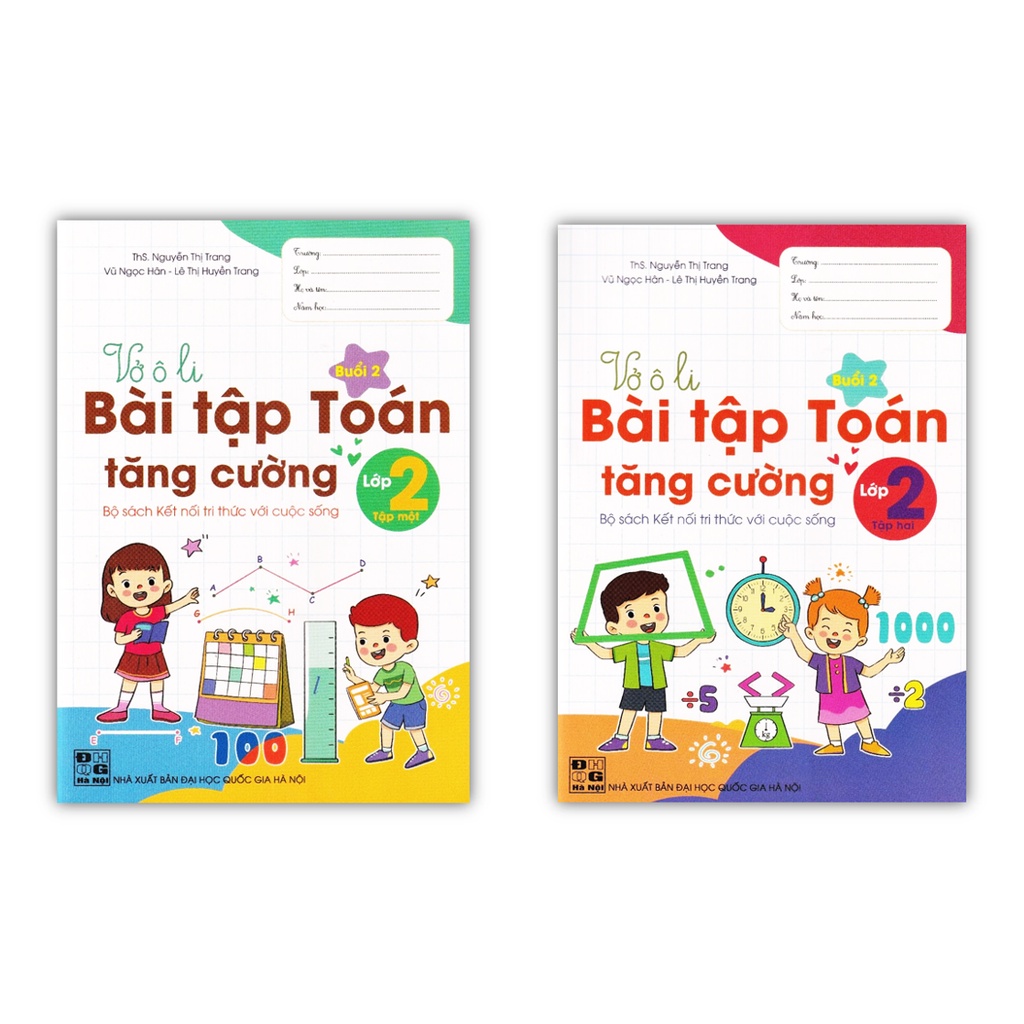Book - Combo Notebook Intensive Math Exercises grade 2 - volume 1 + 2 ...