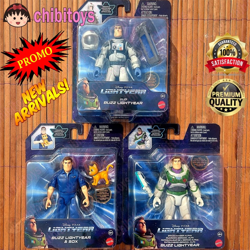 Disney PIXAR BUZZ LIGHTYEAR & SOX SPACE RANGER ALPHA BUZZ LIGHTYEAR XL ...