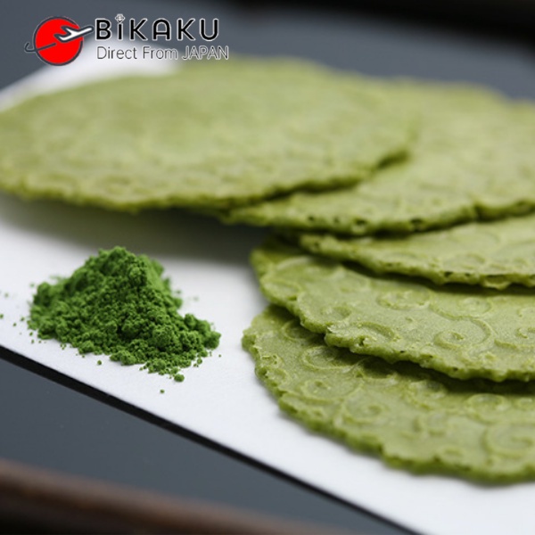 ITOHKYUEMON Matcha Crackers 24 Pieces Matcha Sweets Matcha rice Cracker ...