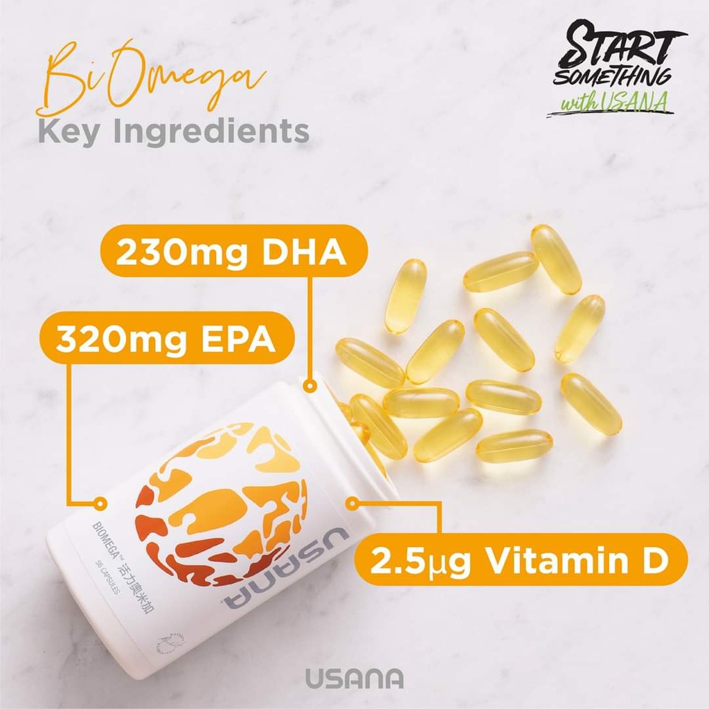 [READY STOCK] USANA鱼油 & Biomega Omega-3(56tablets) | Shopee Malaysia