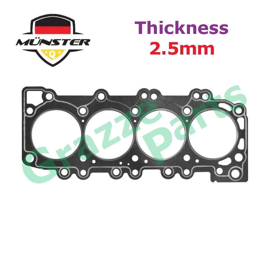 Münster Cylinder Head Gasket 11044-VK500 for Nissan Frontier 2.5 D22 ...