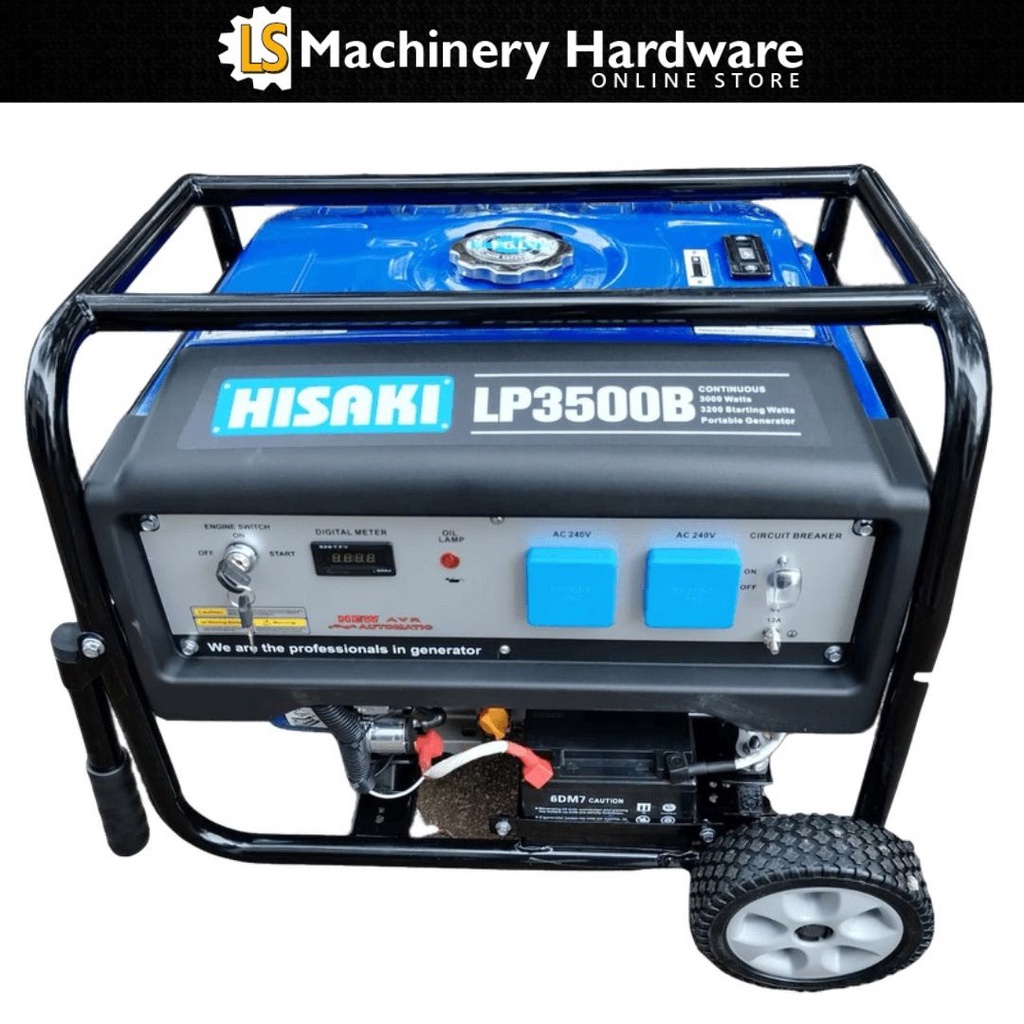 Hisaki Gasoline Generator 1100W to 3200W Series - 6 Months Warranty ...