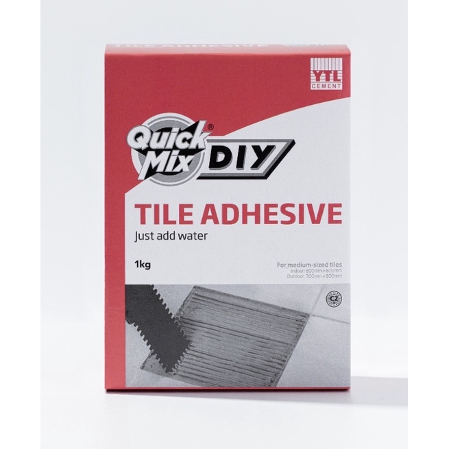 QuickMix DIY Tile Adhesive - 1kg | Shopee Malaysia