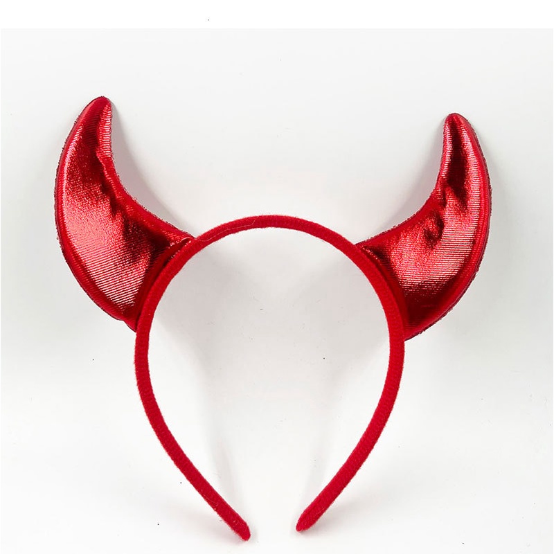 MSIA Ready Stock/ Red Devil Horn Headband Fancy Dress Accessory ...