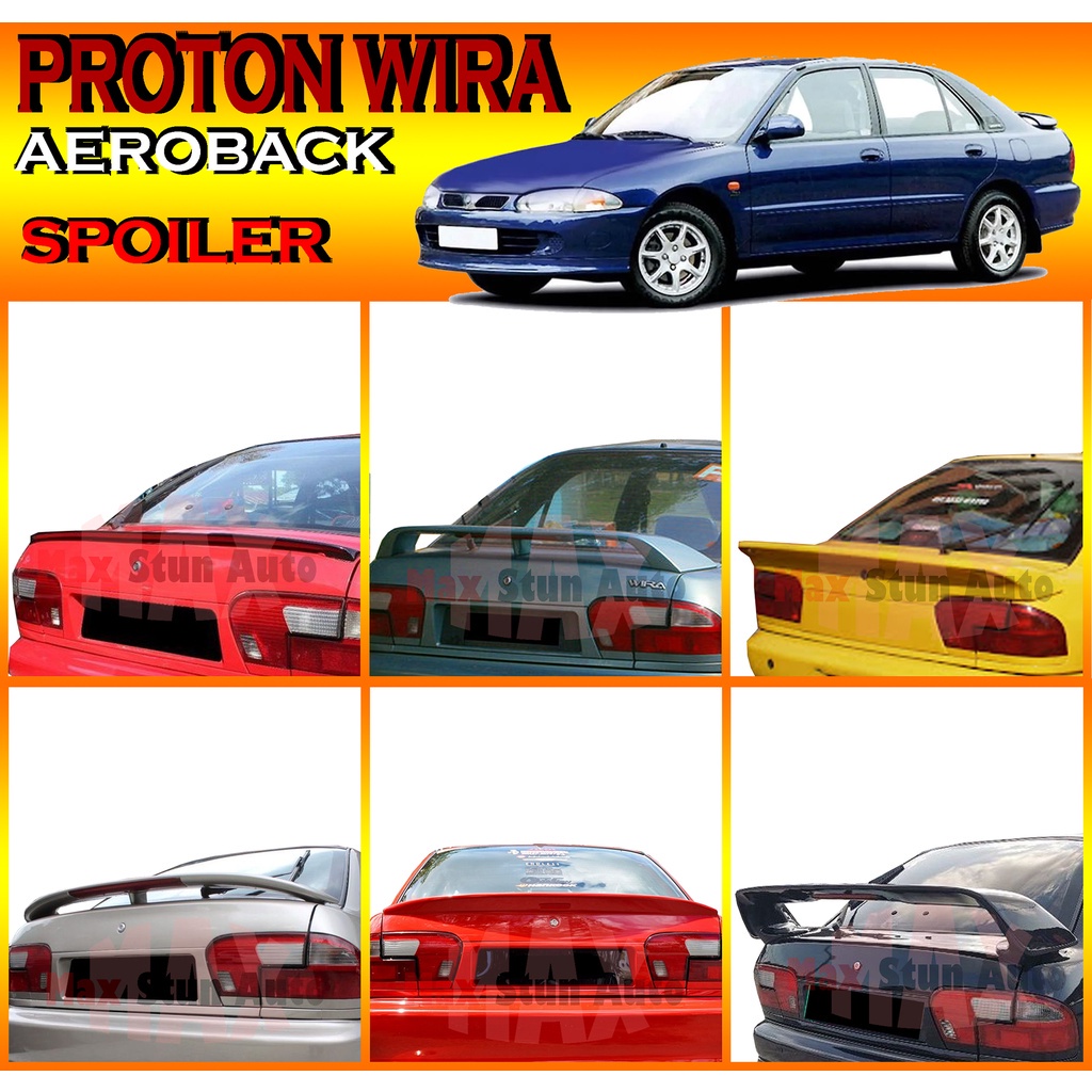 PROTON WIRA AEROBACK REAR TRUNK SPOILER DUCKTAIL WIRA AEROBACK SPOILER ...