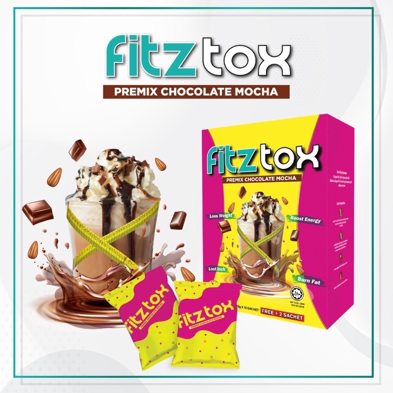 FITZTOX PREMIX CHOCOLATE MOCHA ORIGINAL HQ STOCK READY | Shopee Malaysia