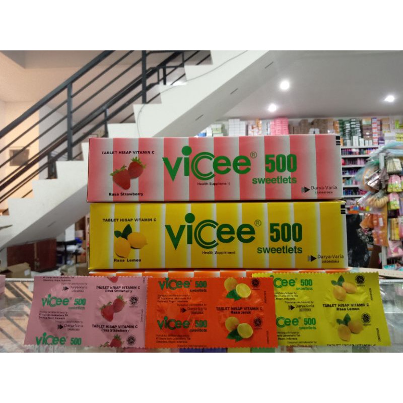 Vicee Vitamin C 500mg (price per strip of 2 tablets) | Shopee Malaysia