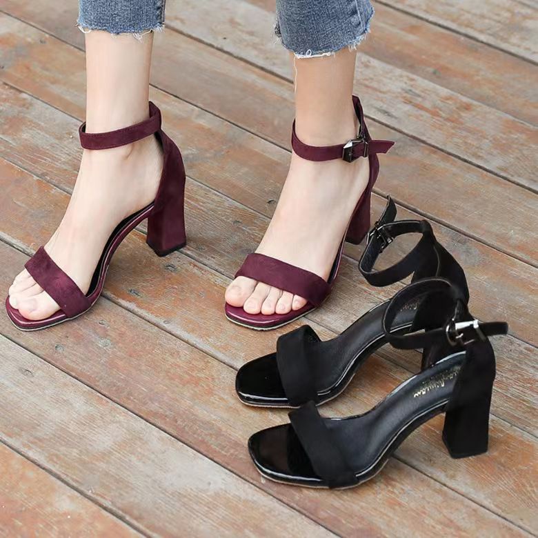 BSWSD1S01 5cm/7cm Women's High Heels Mier Shoes Summer Style Black ...