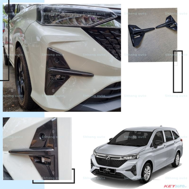 Perodua alza 2022-2025 new facelift fog lamp frame cover garnish ...