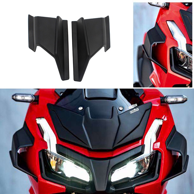 HONDA ADV150 FRONT UP WINGLET FRONT LOW WINGLET SIDE WINGLET BLACK ...