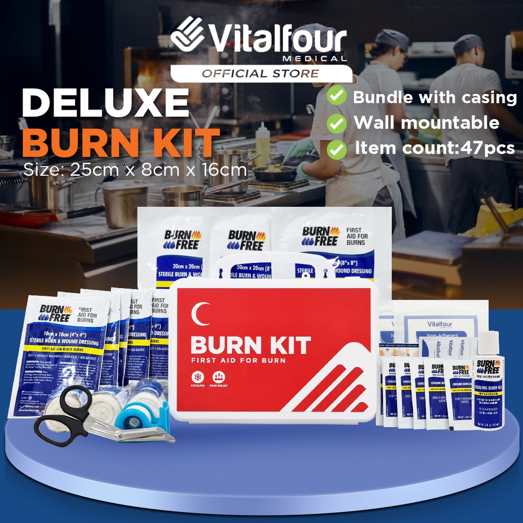 BurnFree Burnshield BurnCare Burn Kit Dressing Package comes with ...