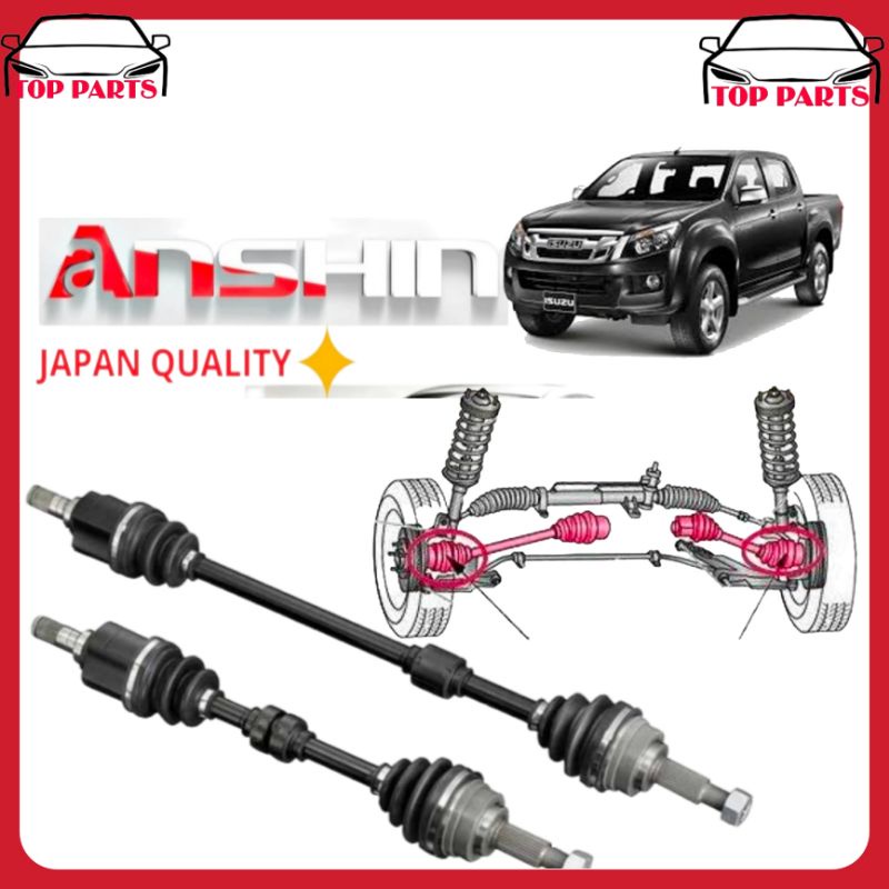 ANSHIN JAPAN DRIVE SHAFT ISUZU D-MAX RT50 V-CROSS | Shopee Malaysia