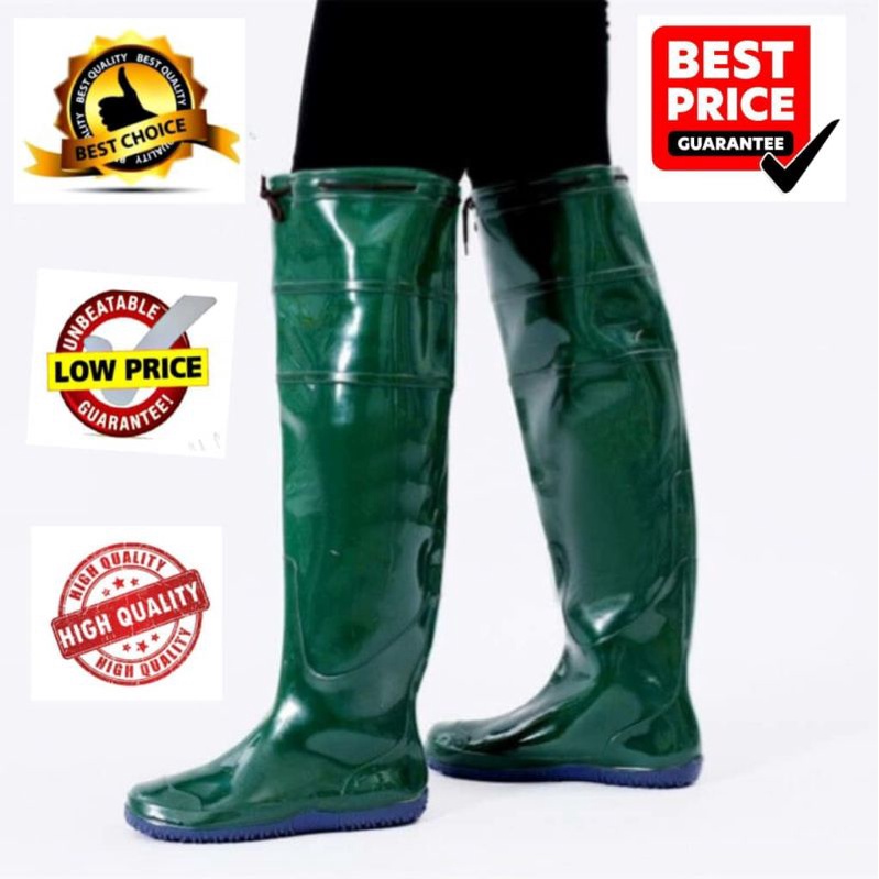 (Original Photo)Kasut Getah Bendang Tinggi 55cm/Kasut Getah Sawah ...