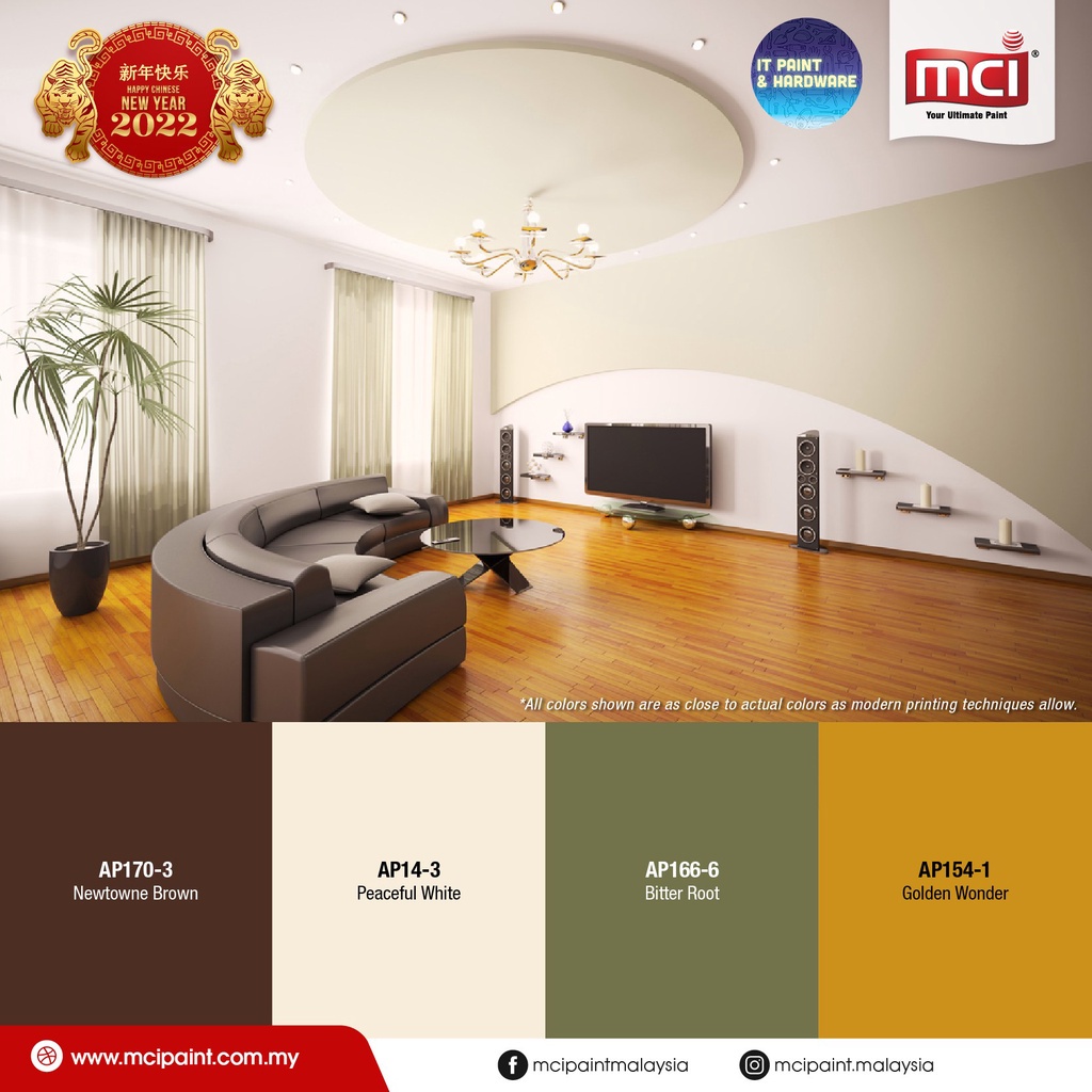 [PEACEFUL WHITE ] 1 Liter MCI BAOMA OPTISHEEN BLUE I GOLD Kilat Easy ...