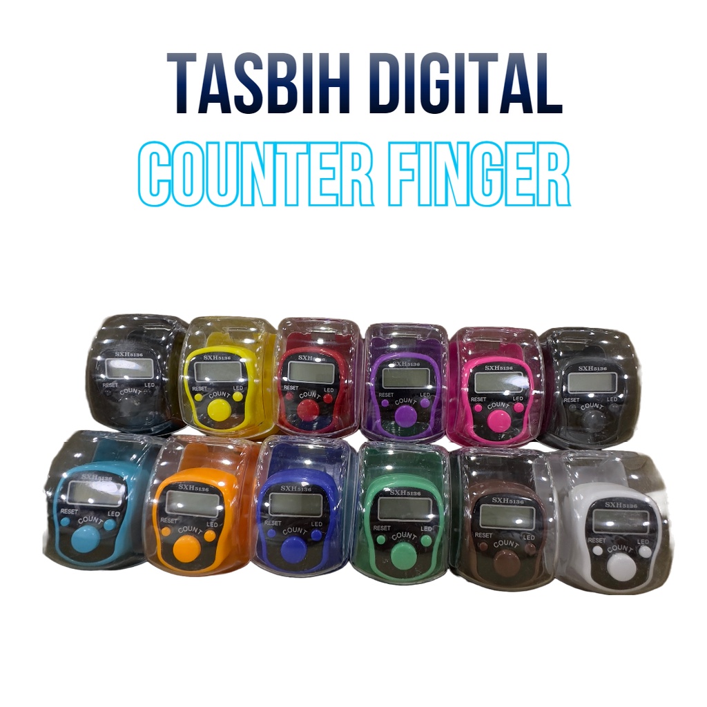 Tasbih digital/ Finger counter/ Pengira Zikar / Ready Stock | Shopee ...