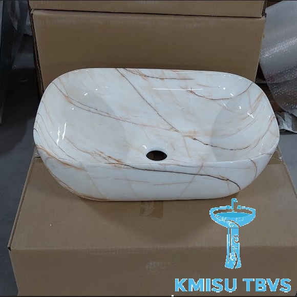 Kt 46x33. Lavabo sink, stone countertop sink, yellow stone-patterned ...