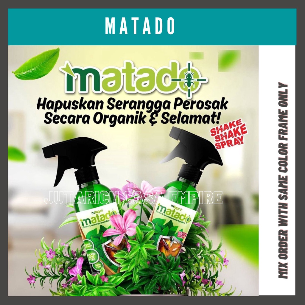 MATADO SPRAY SERANGGA ORGANIK | SPRAY PEROSAK TANAMAN POKOK, BENA PUTIH ...