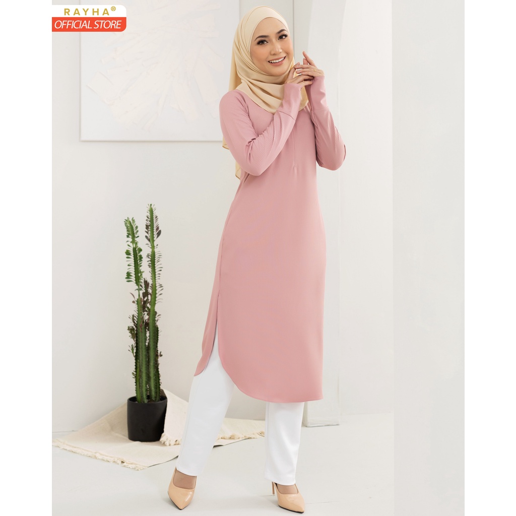 RAYHA Ironless Tunic Blouse Nursing Friendly Caroline | Shopee Malaysia