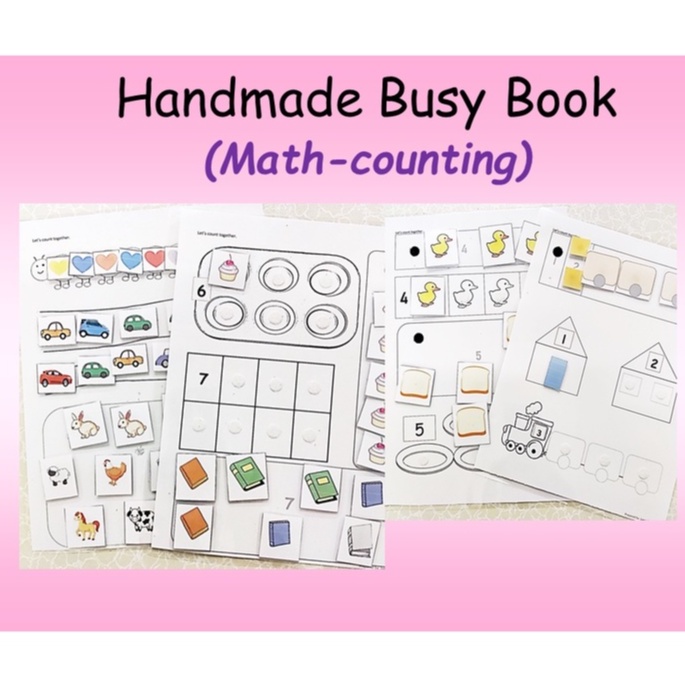 Mathematics Busy Book (Laminated Counting Book) | Shopee Malaysia