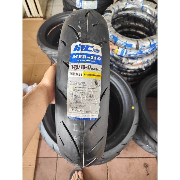 Irc tubeless outer tire 1400/70-17 mbr 110 (racing compound) | Shopee ...