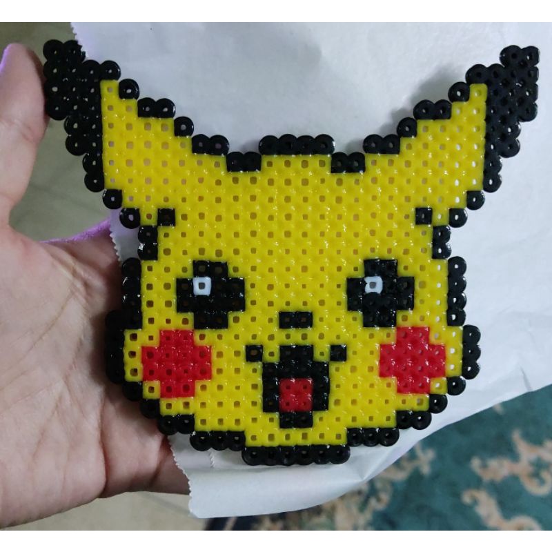 PikaPikachu Perler Beads Cute | Shopee Malaysia