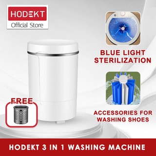 HODEKT Mini Washing Machine 3 in 1 smart washing machine single bucket ...