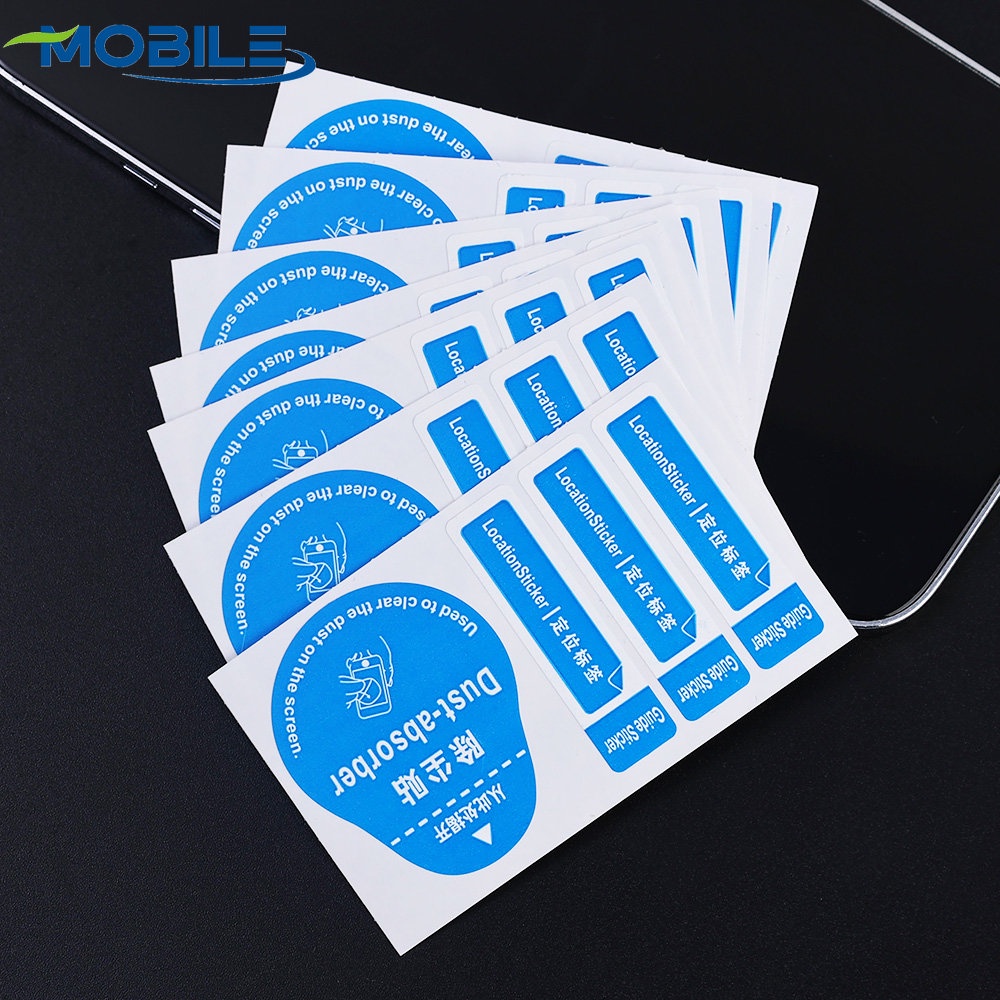 Screen dust removal film Phone Screen Cleaning Tool 10pcs Blue Dust ...