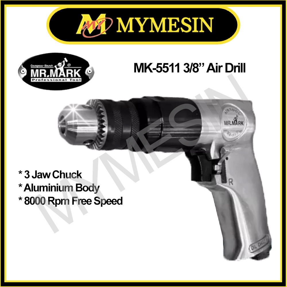 MY MR MARK MK-511 3/8" Reversible Air Dril Pneumatic Air Tools | Shopee ...