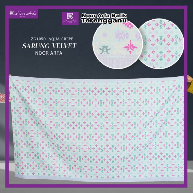 Batik Sarung Noor Arfa Batik Terengganu Kain Batik Pastel ORIGINAL ...