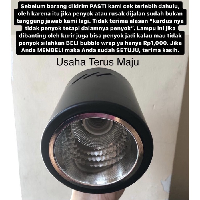 PUTIH HITAM E27 5 Inch Round White & Black Downlight Lampshade Bulb ...