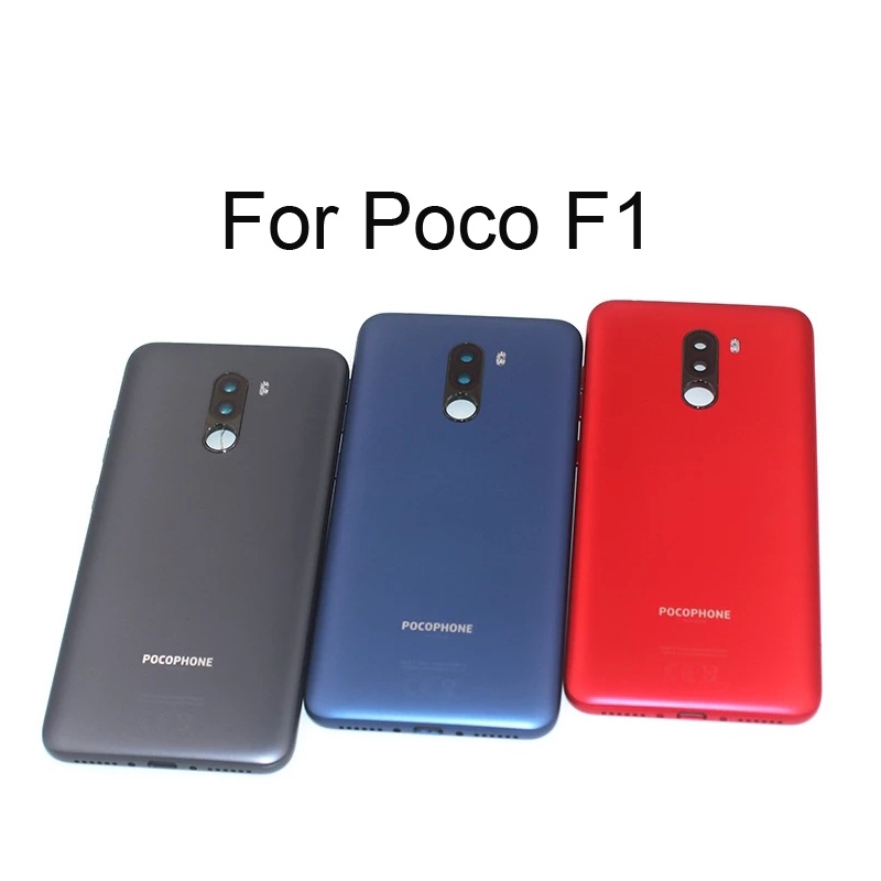 For Poco F1 Back Battery Cover Housing Frame Door Replacement | Shopee ...
