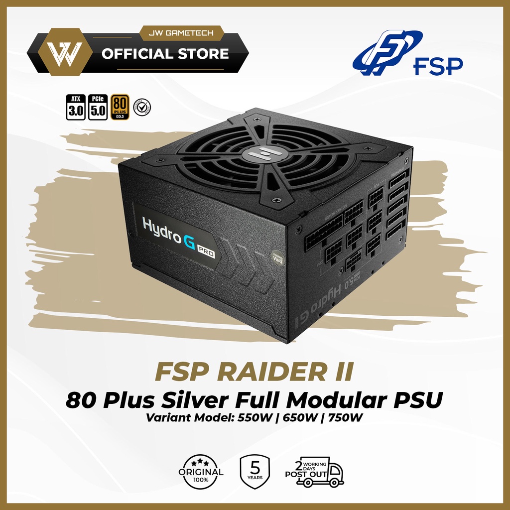 FSP RAIDER II 80 Plus Silver PSU - RAIDER II 550W | RAIDER II 650W ...