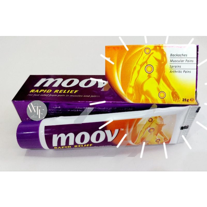 MOOV Rapid Relief Cream 25g/50g | Shopee Malaysia