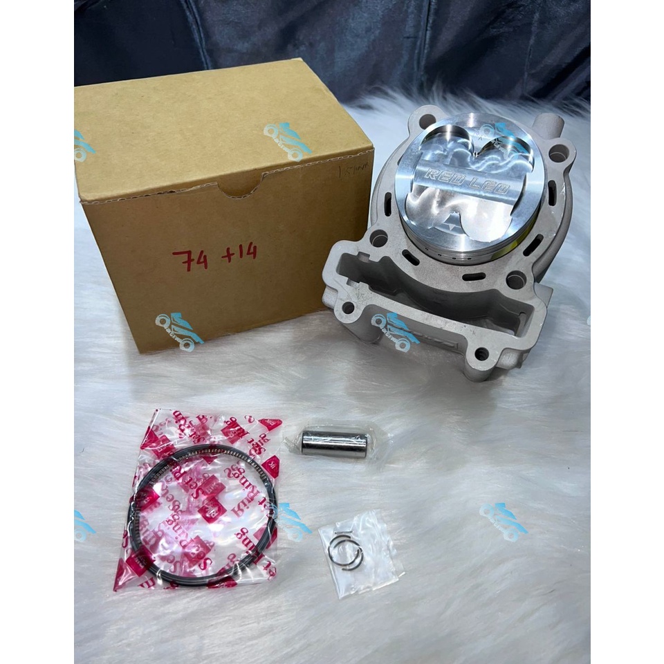 RED LEO RACING BLOCK Y15ZR/LC135 74MM+14MM 100% REDLEO ESR ORIGINAL ...