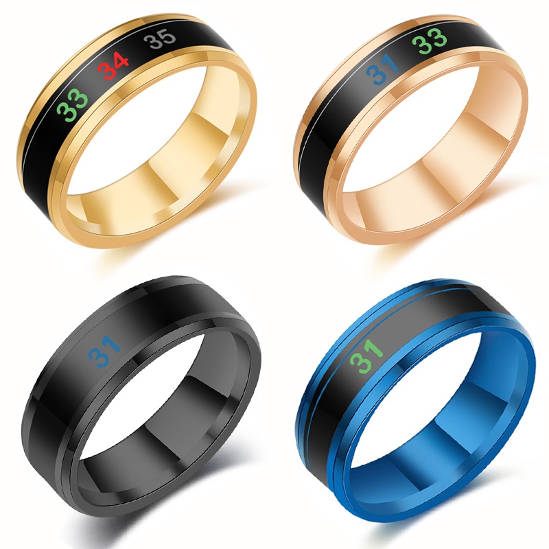 Temperature Stainless Steel Ring Temperature-Sensitive Real-Time ... Temperature Stainless Steel Ring Temperature-Sensitive Real-Time ...