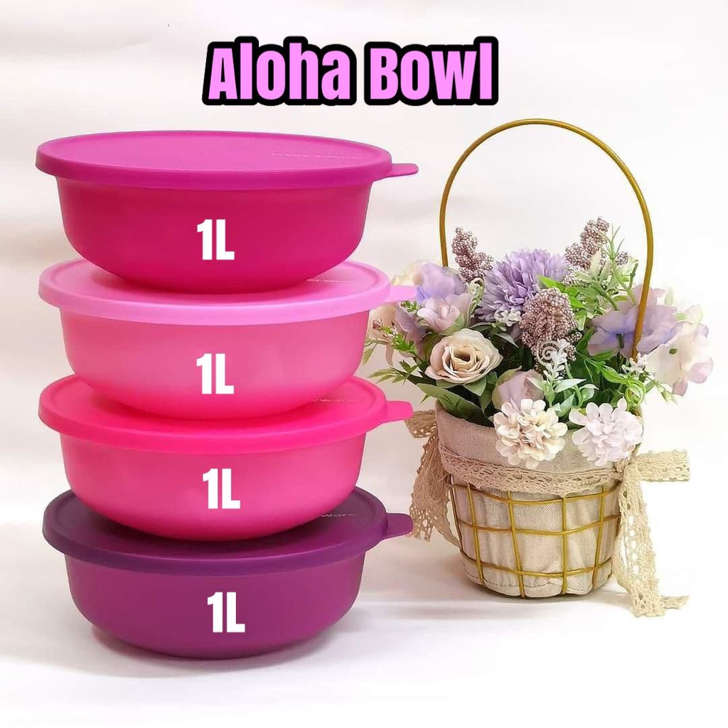 Tupperware: Aloha Bowl/Large Square Away | Shopee Malaysia