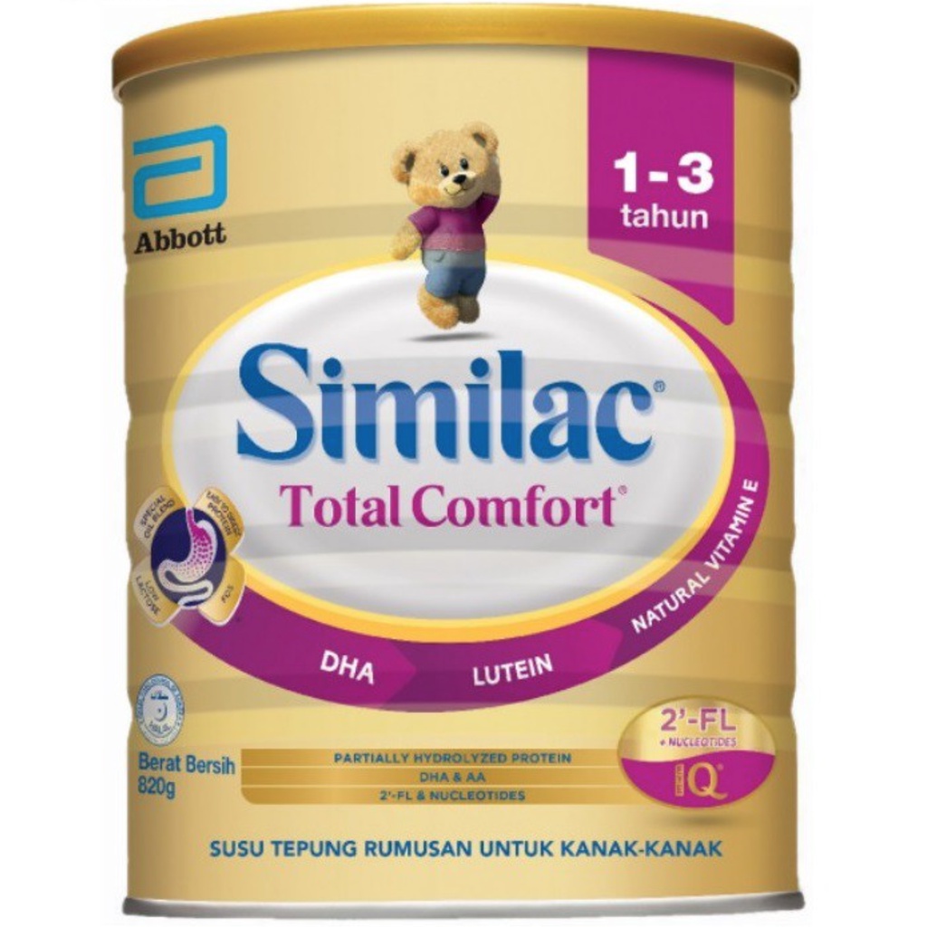 Similac Total Comfort 820g (1-3 years old) | Shopee Malaysia