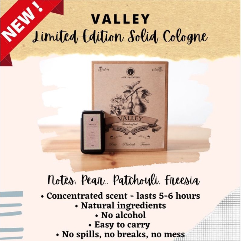 Valley - LIMITED Edition Solid Cologne/Perfume - Alwis & Xavier Official | Shopee Malaysia