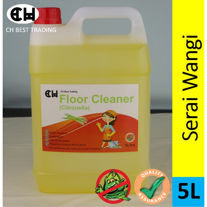 Serai Wangi Floor Cleaner [5L] Pest Repellent Multi Purpose Cleaner ...