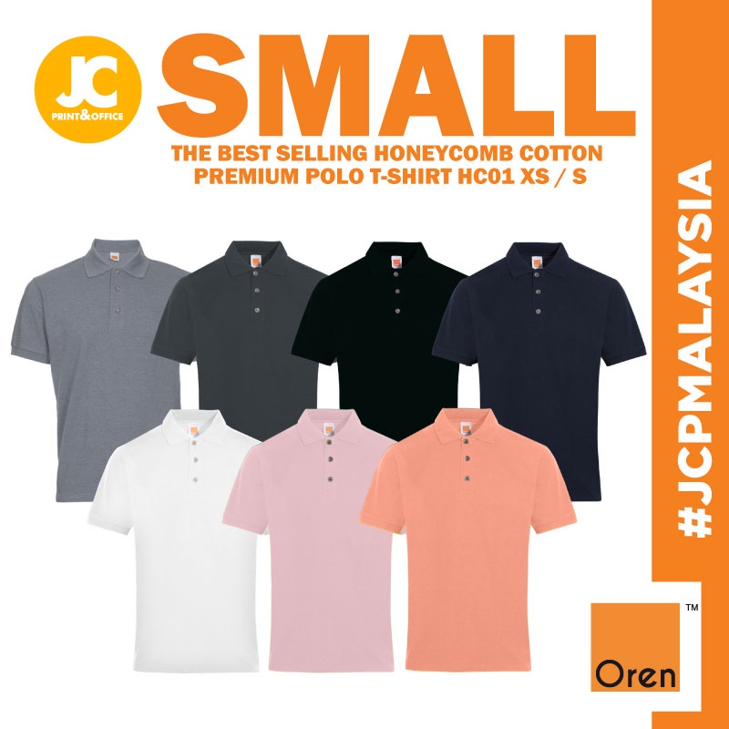 JCP x OREN SPORT The Best Honeycomb XS / S Small Size Polo T-Shirt HC01 ...