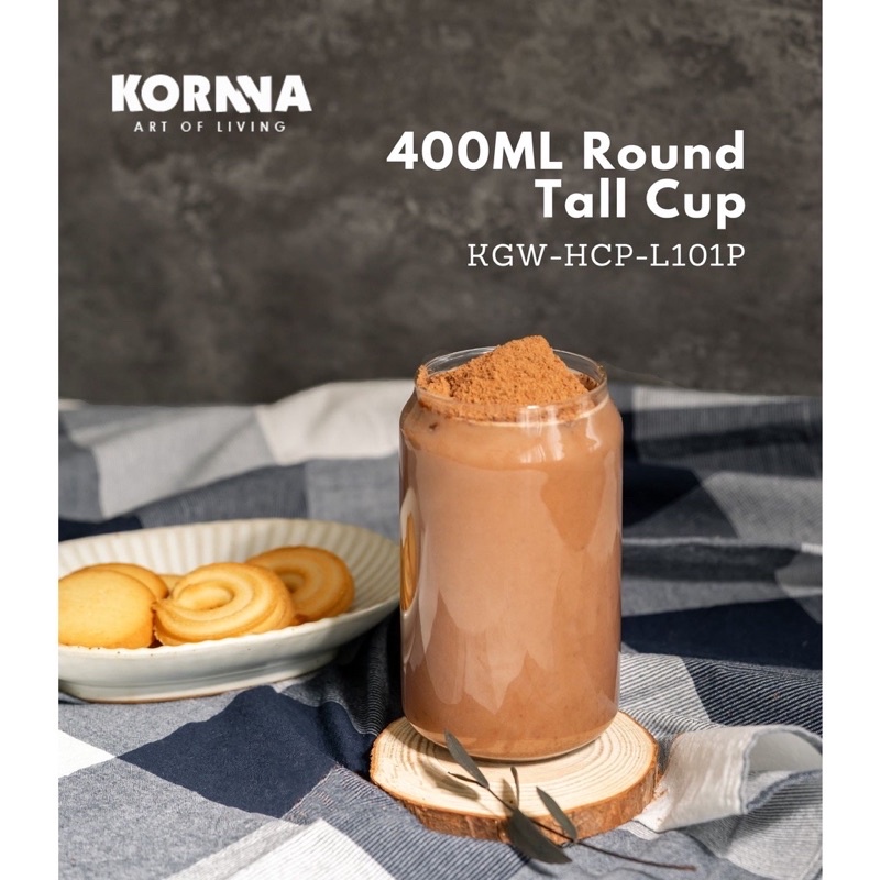 Premium Borosilicate Round Tall Cup | Shopee Malaysia